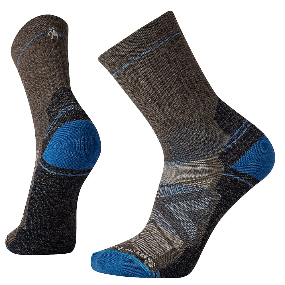 SmartWool Hike Light Cushion Crew Socks, Taupe, X-Large