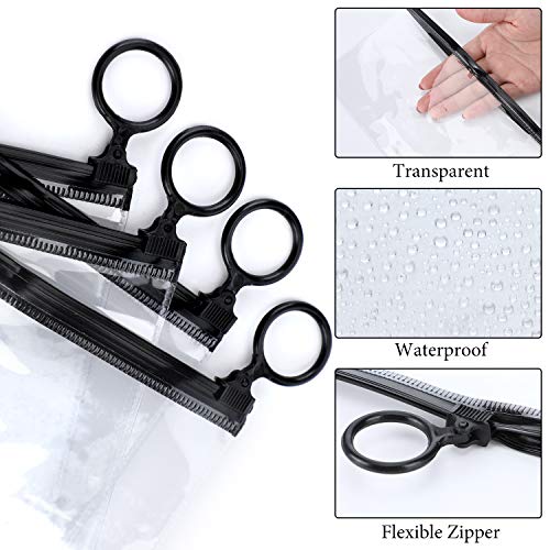 Nuanchu 12 Pieces Face Cover Organizer Case Zipper Face Cover Storage Bag Envelope File Bag Containers for Storing Face Cover Pollution Prevention