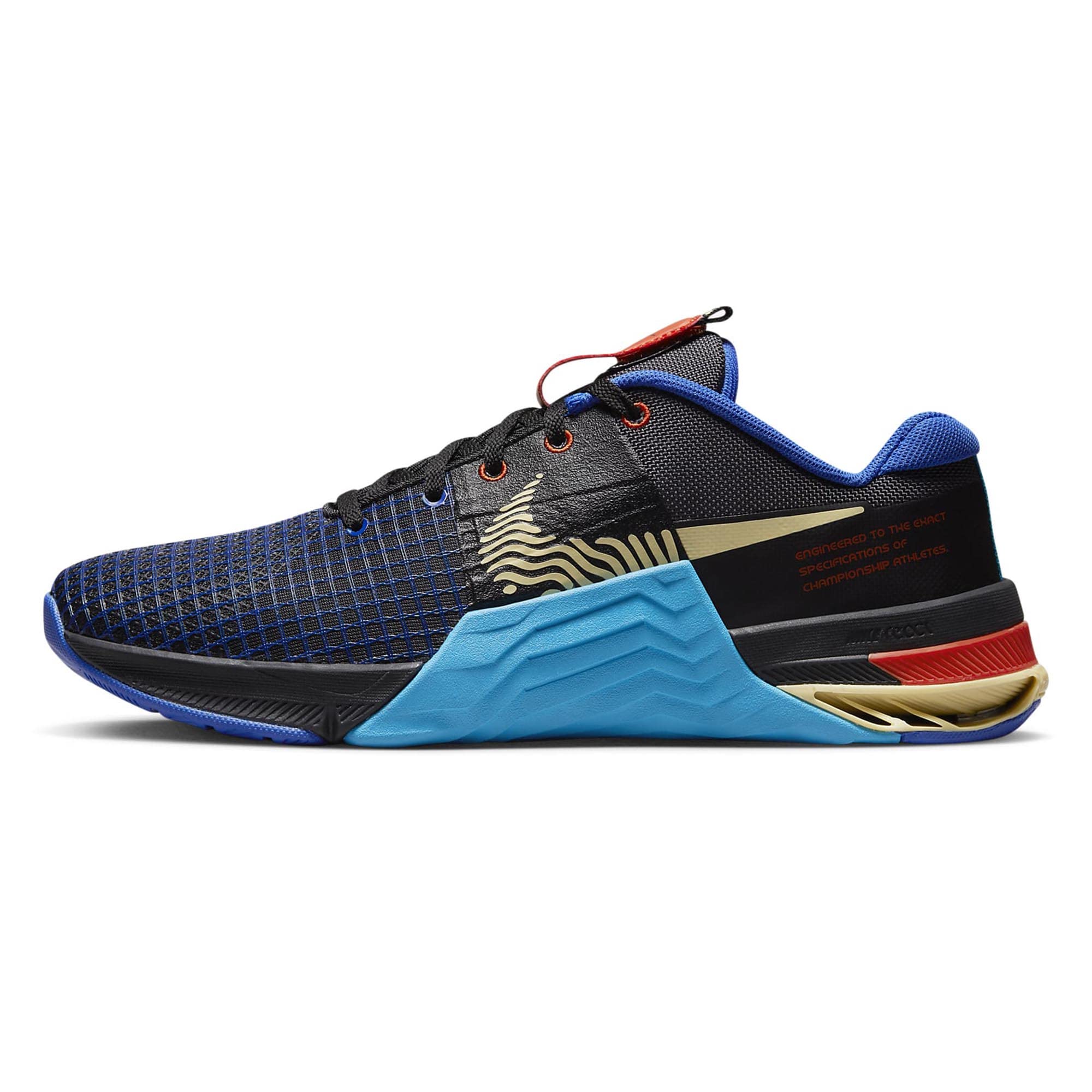 Nike Men's Metcon 8 Training Shoe, Anthracite/Citron Tint, 12 M US Anthracite Lemon Tint Blue Flash