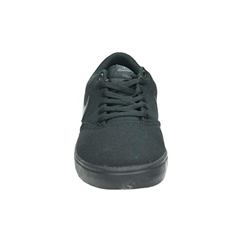 Nike Men's SB Check Solarsoft Canvas Skate Shoe Black/Anthracite 11