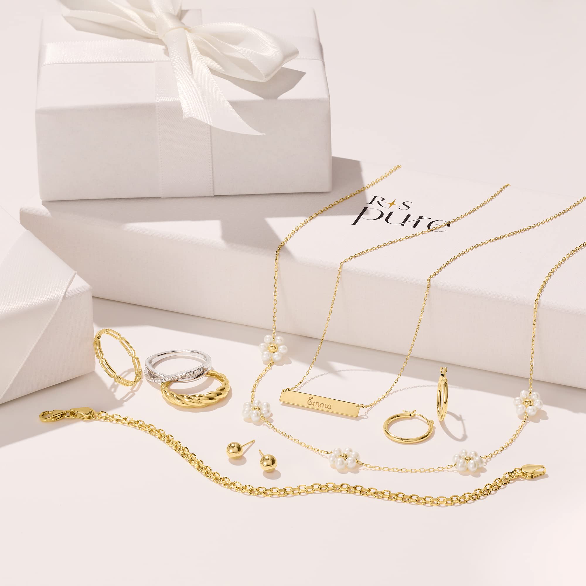 RS Pure by Ross-Simons Italian 14kt Yellow Gold Bismark-Link Bracelet. 7 inches