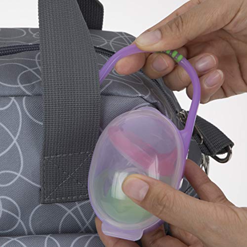 Nuby Paci-Cradle Pacifier Box, Colors May Vary