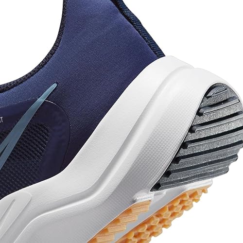 Nike Downshifter 12 Mens Running Trainers DD9293 Sneakers Shoes (UK 10 US 11 EU 45, Midnight Navy Worn Blue 400)
