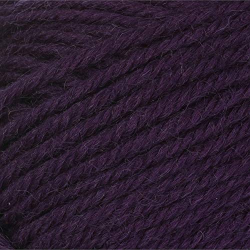 Patons Classic Wool DK Superwash Yarn - Gauge 3 Light - 100% Wool - (3-Pack) - Eggplant - for Crochet, Knitting, and Crafting