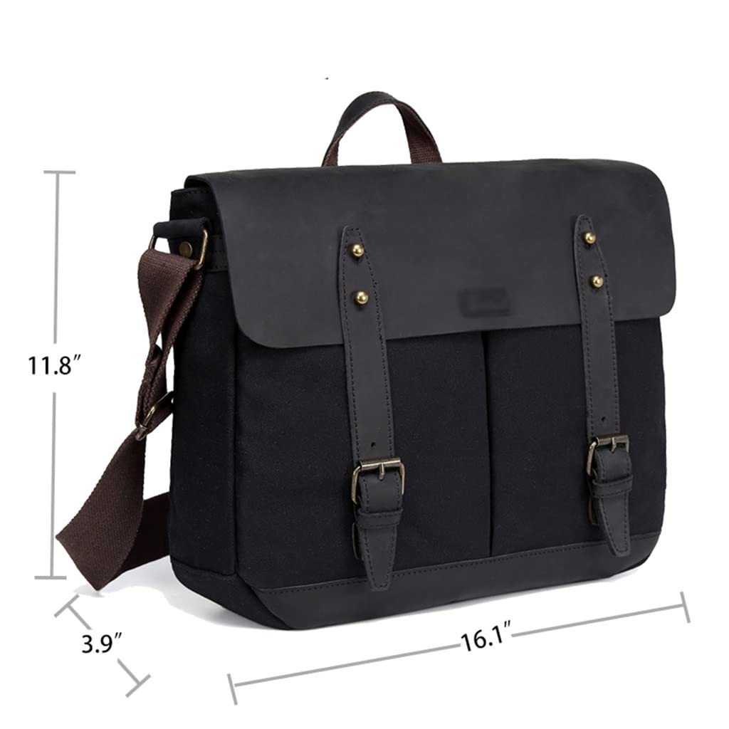 SLNFXC Men's Leisure Laptop Briefcase Canvas Business Handbag