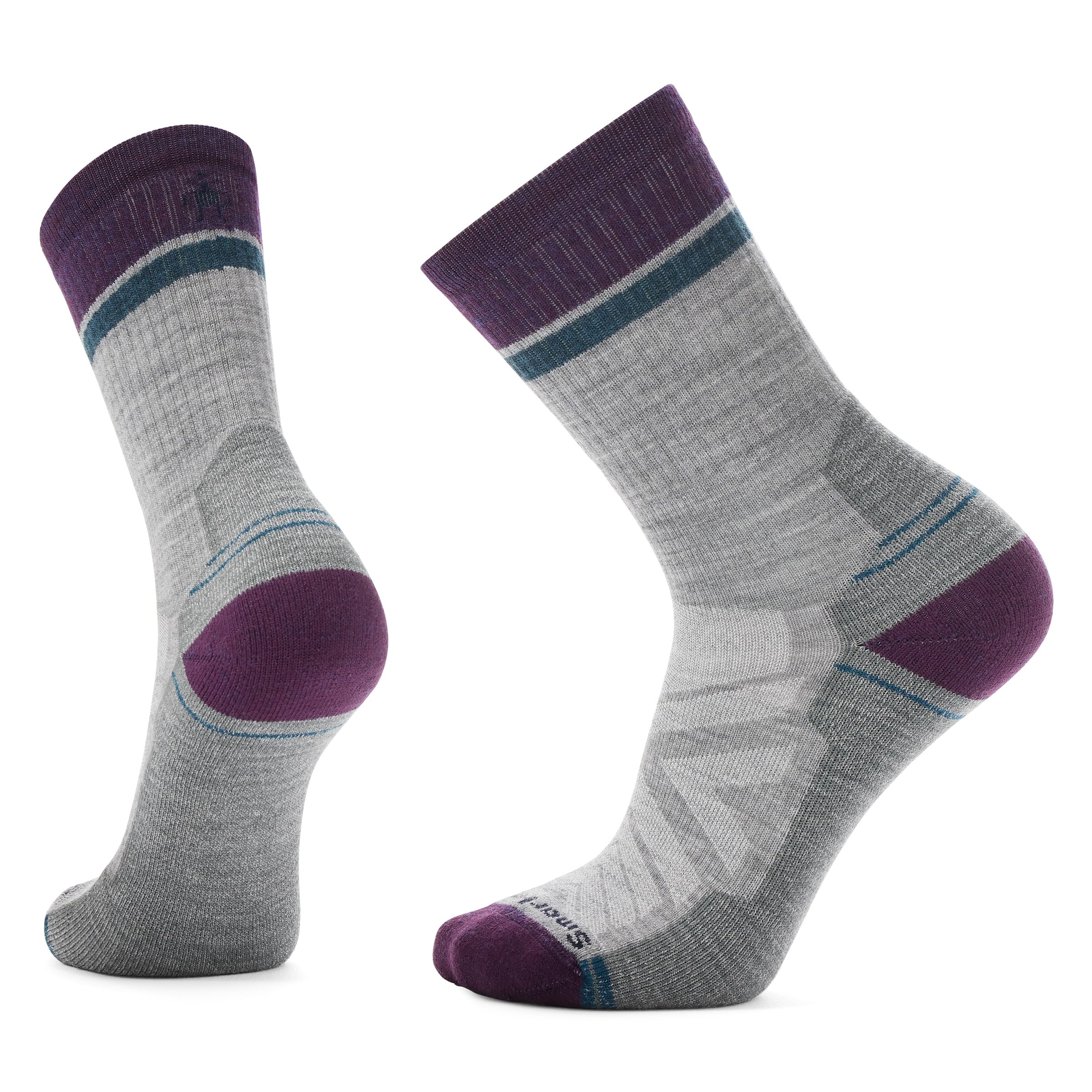 Smartwool Men's Hike Light Cushion Merino Wool Winding Trail Crew Socks, Picante, Large