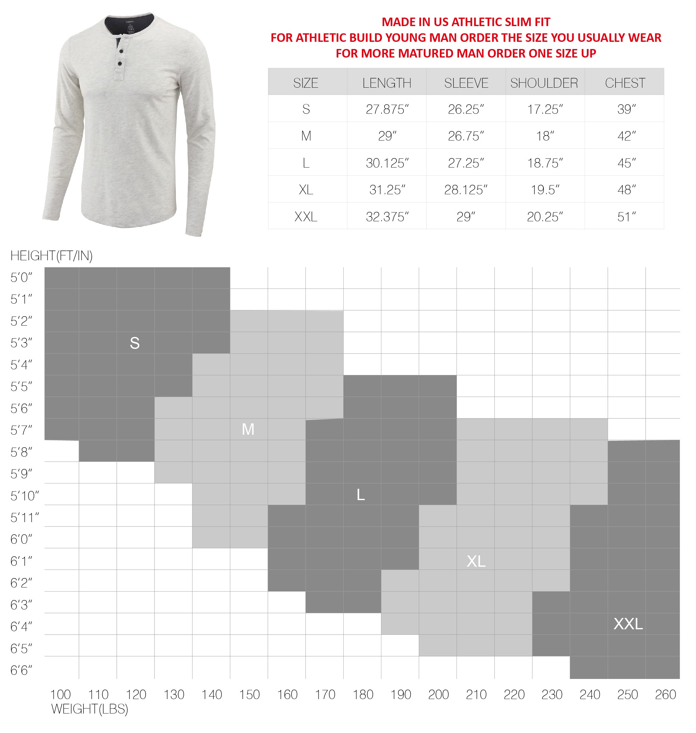 Vetemin Mens Casual Lightweight Long Sleeve Slim Fit Activewear Workout Running Henley T-Shirt White/Navy XL