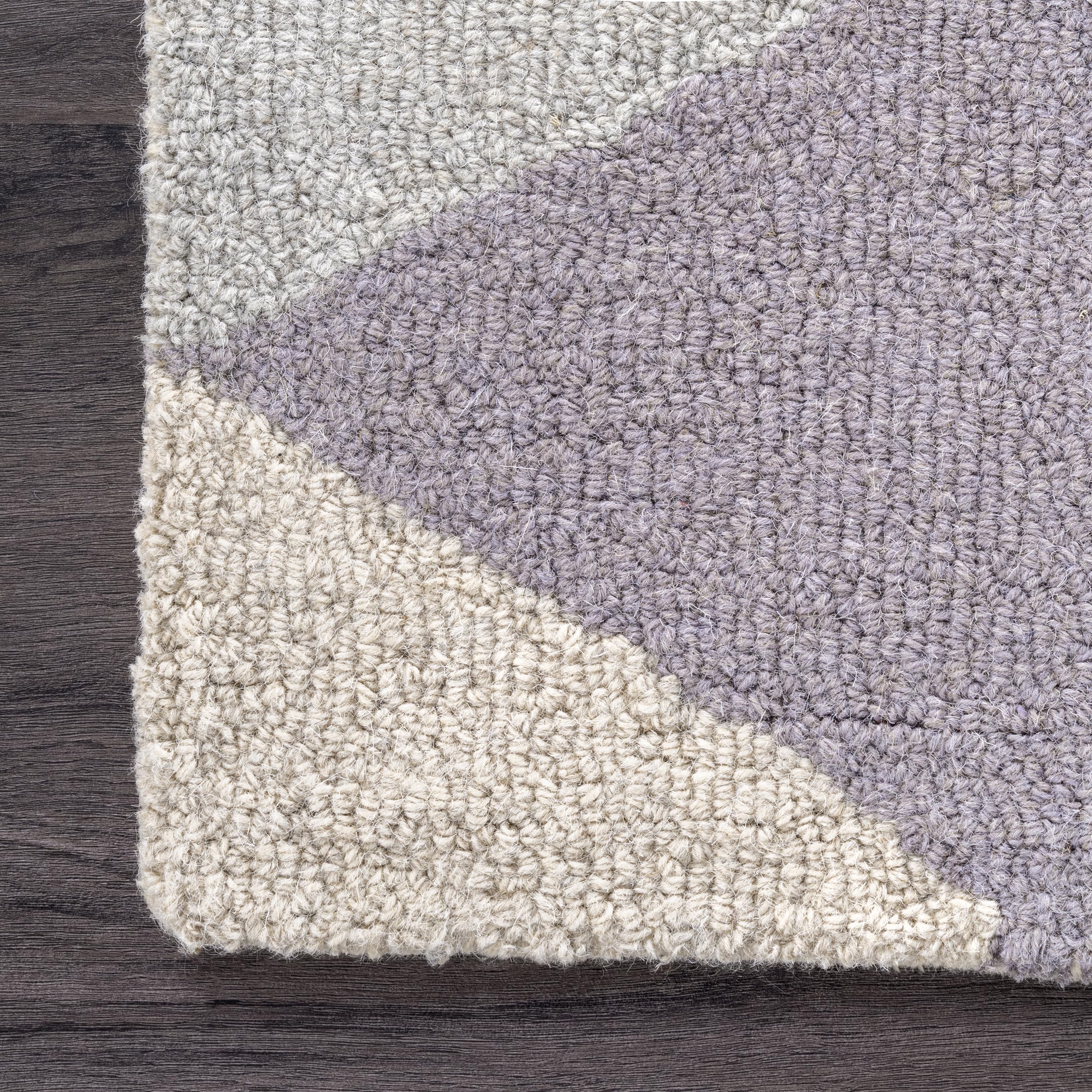 nuLOOM Bianca Triangles Wool Area Rug, 5' x 8', Pink