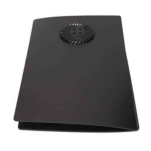 Yoidesu for PS5 Faceplates Cover Side Plates Shell Case Skin, Replacement Frosted Black AntiScratch Dustproof Plates Cover for PS5 Digital Edition