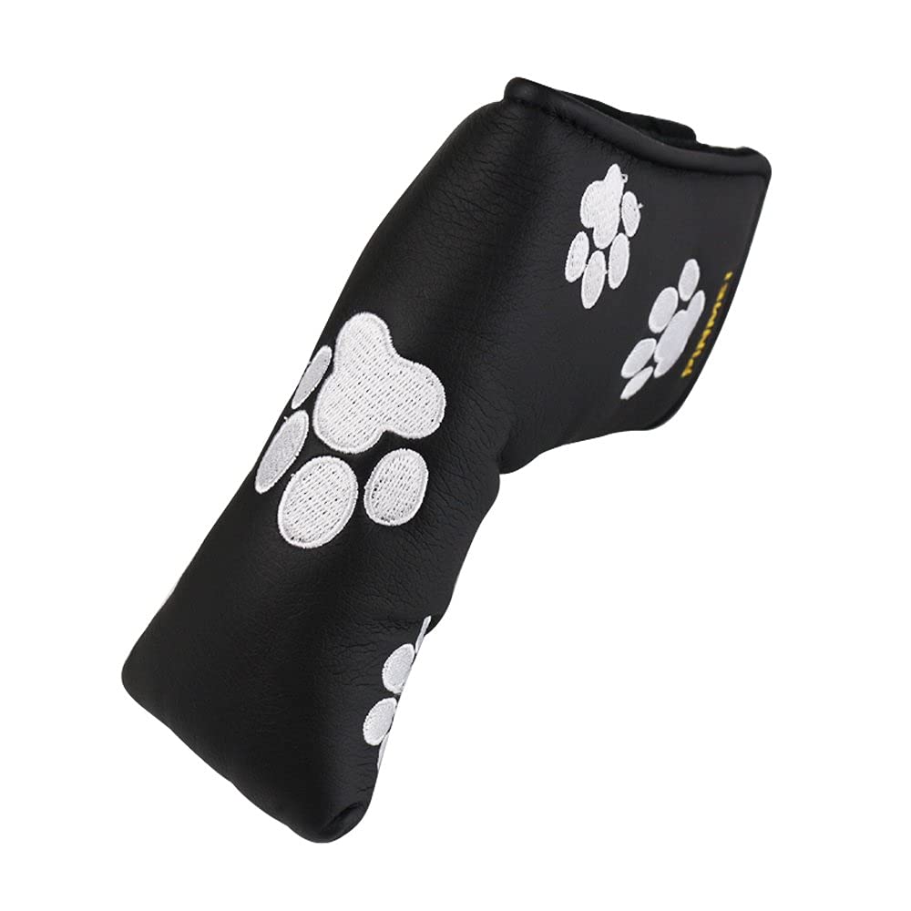 PINMEI Golf Blade Putter Head Cover Digital Printing Synthetic Leather Closure Suitable for Scotty Cameron Odyssey Blade Taylormade Ping(gun)