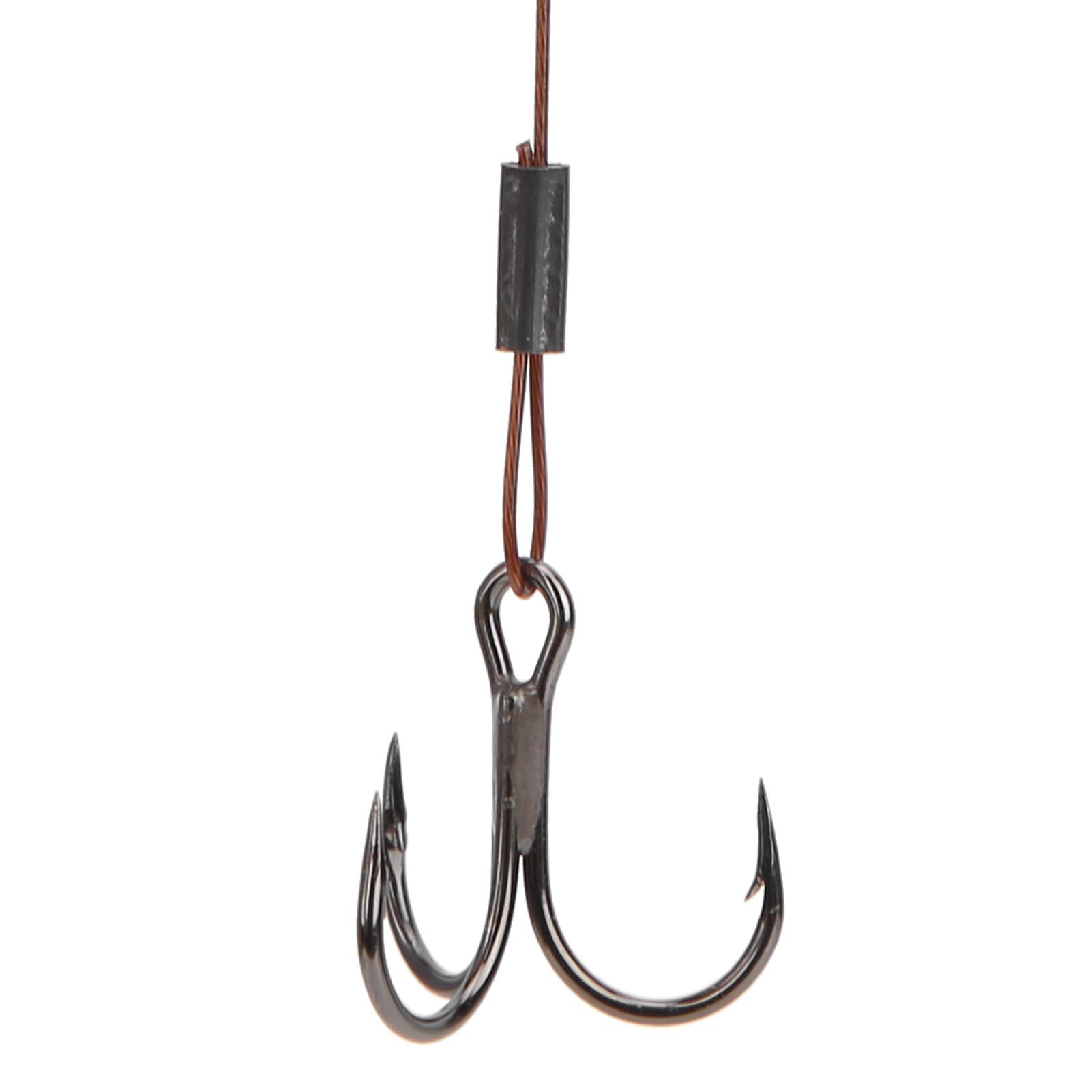 VGEBY 2 Set Fish Hook, Reusable Incisive Lure Bait Barbed Hooks Kit Bait Hook Fishing Accessories Fishing Tools