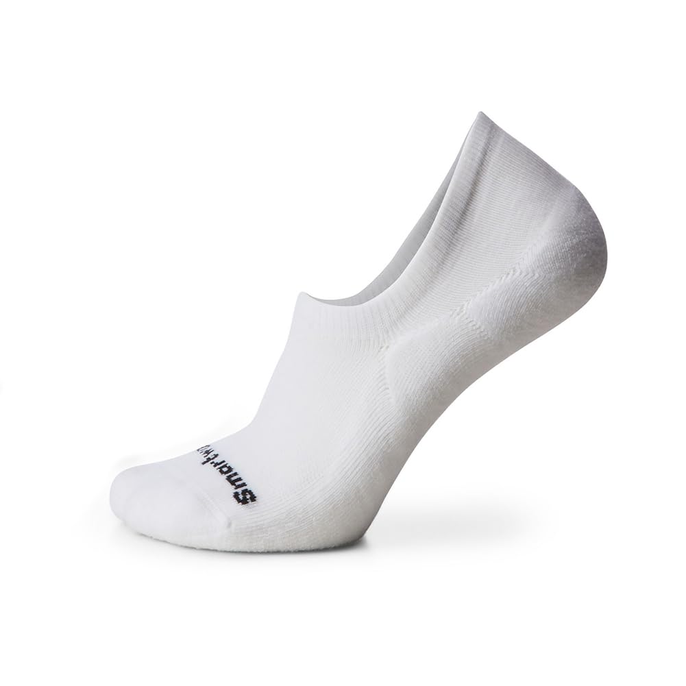 Smartwool SW001718122XL Everyday Cushion No Show Socks White XL