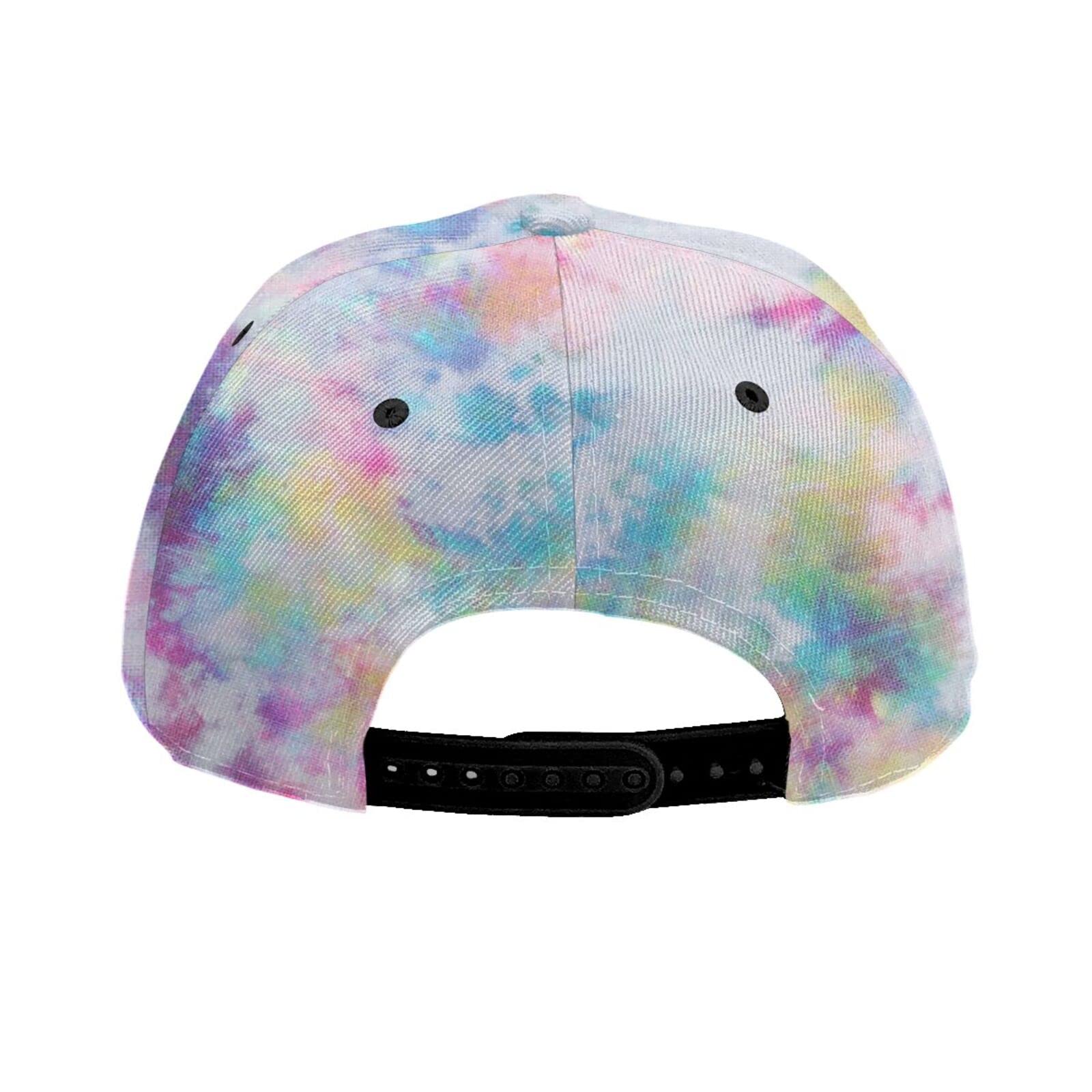 Rainbow Tie Dye Baseball Cap for Men Women Girl Tie Dye Hat Low Profile Adjustable Dad Hat for Teens