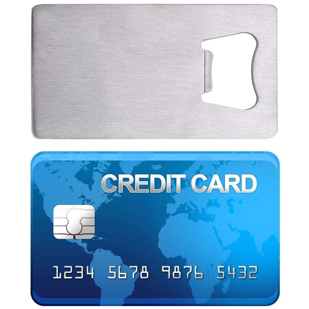 Wekioger Credit Card Bottle Opener for Your Wallet, 6 Packs
