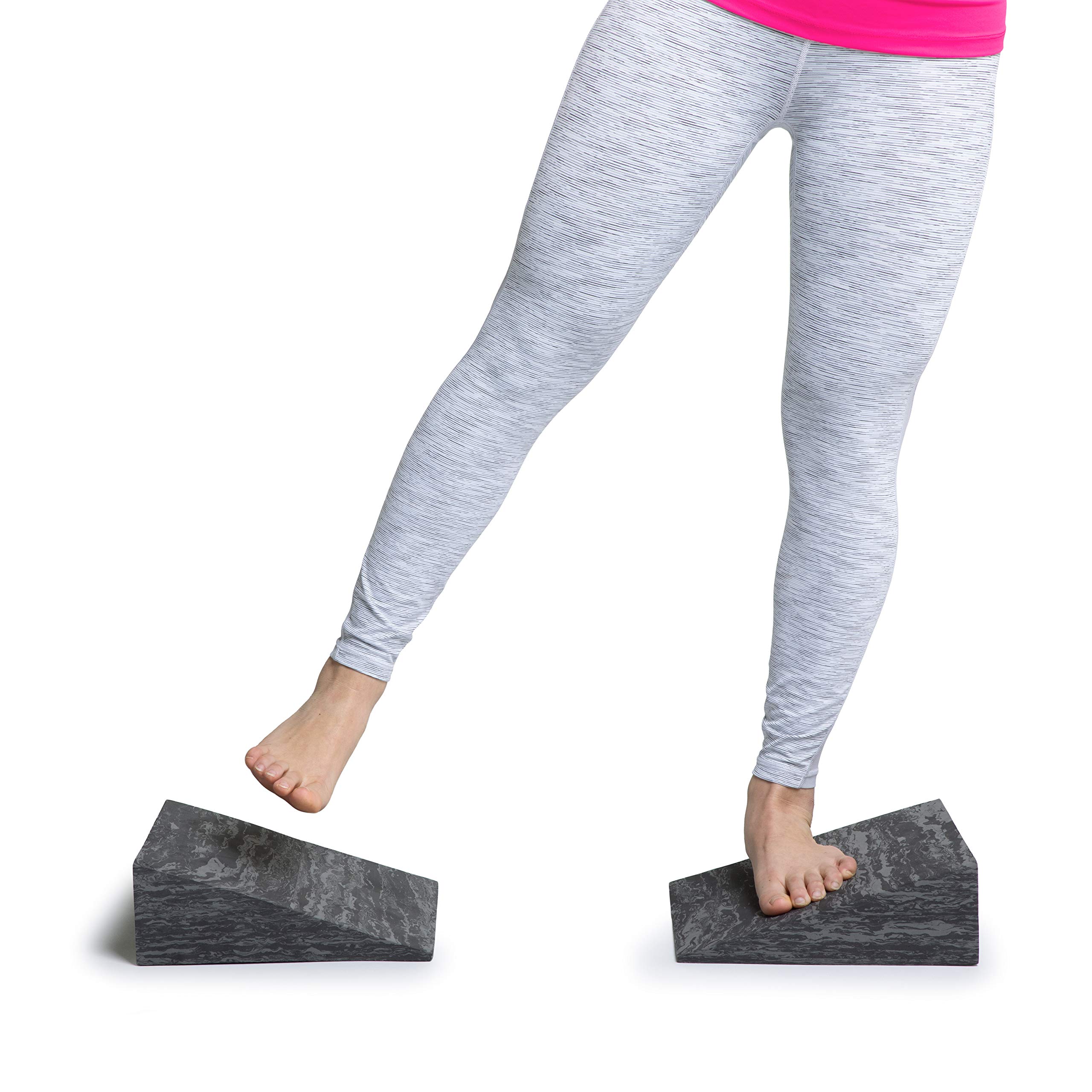 OPTP PRO-Slant β Professional Foam Incline Squat Wedge Pair and Slant Board for Squats- Workout Squat Wedges for Rehabilitation and Stretching of The Calf, Ankle and Foot