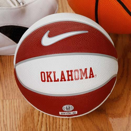 Nike Oklahoma Sooners Basketball - Mini Rubber Basketball