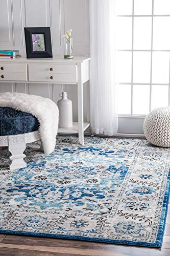 nuLOOM Tameika Area Rug, 8x10, Aqua