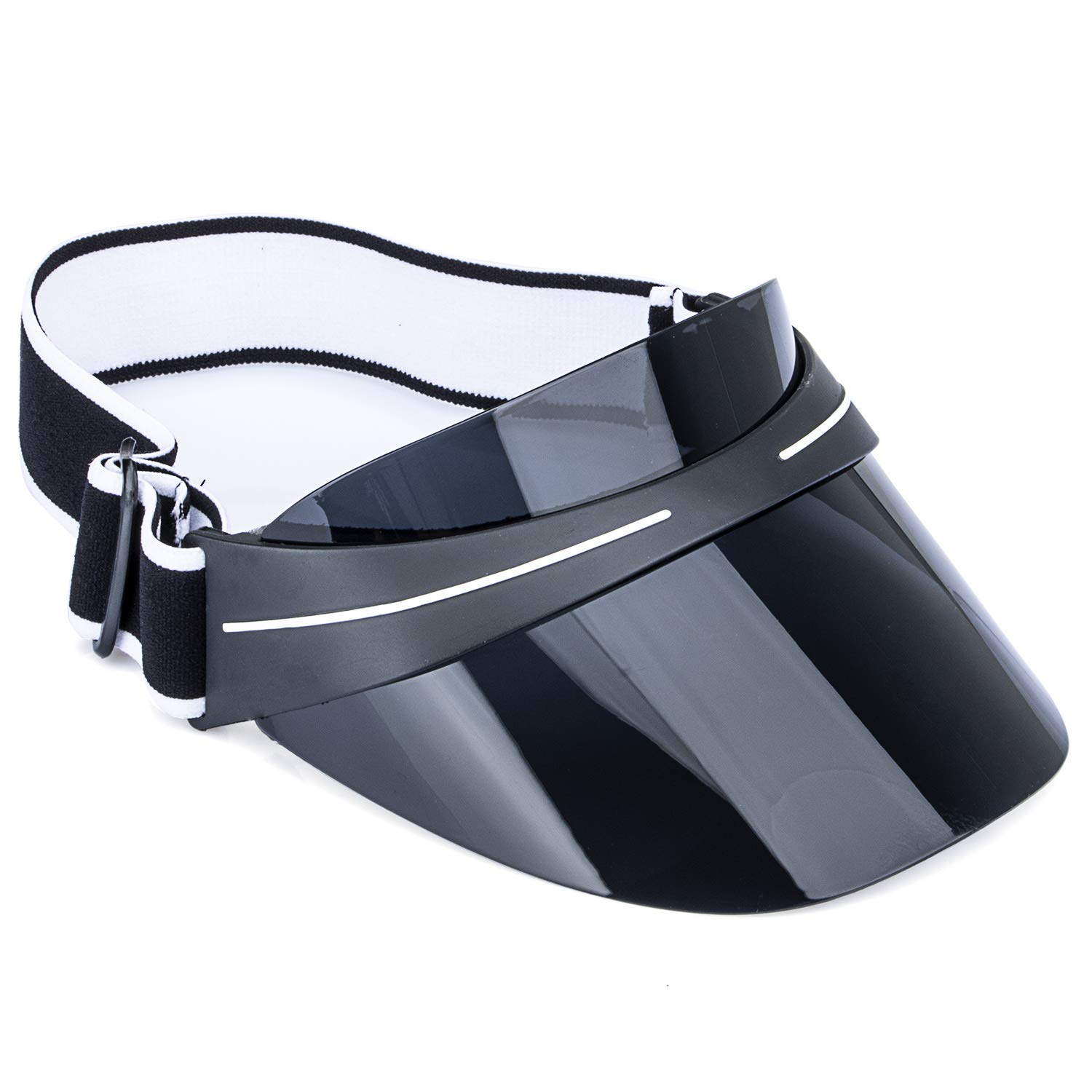 Transparent Sun Visor for Women, Summer Cap UV Protection Sport Hat for Men with PC Lenses