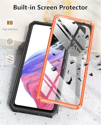SOiOS for Samsung Galaxy A53 5G Case: Military Grade Protection Shockproof Phone Cover with Kickstand & Rugged TPU Shell | Matte Textured Durable Drop Proof Protective Case