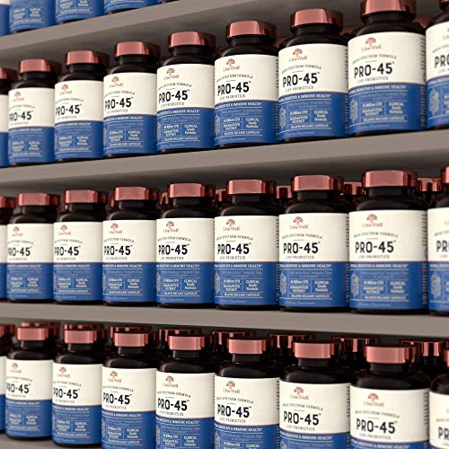 PRO45: #1 Clinical Grade Probiotic Formula 90 Day Supply (1 Pack)