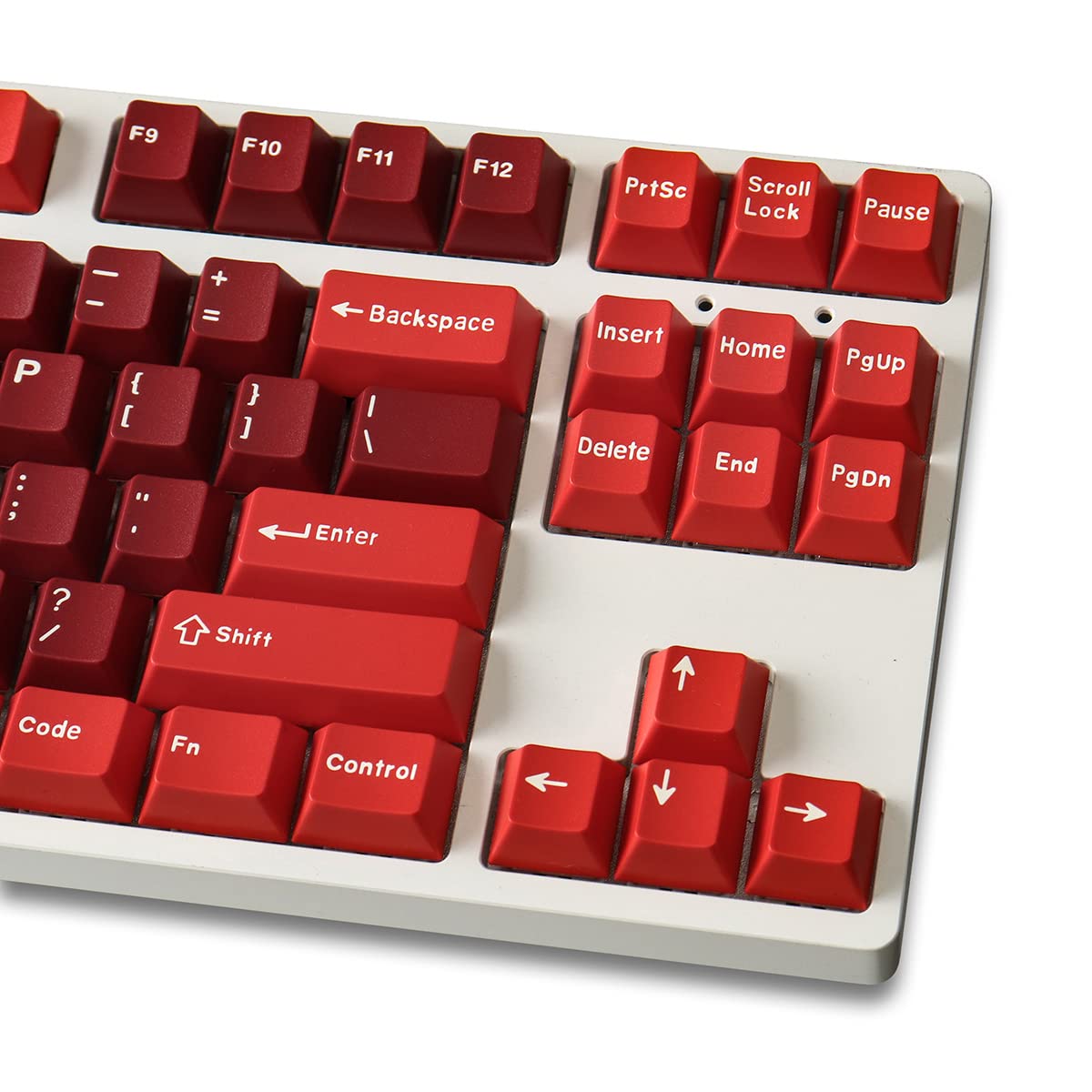 UK Keycaps 169 Keys Jamon Cherry Profile ISO/ANSI Layout 6.25u/7u Suitable for Mechanical Keyboard Keycap GH60 GK64 RK61