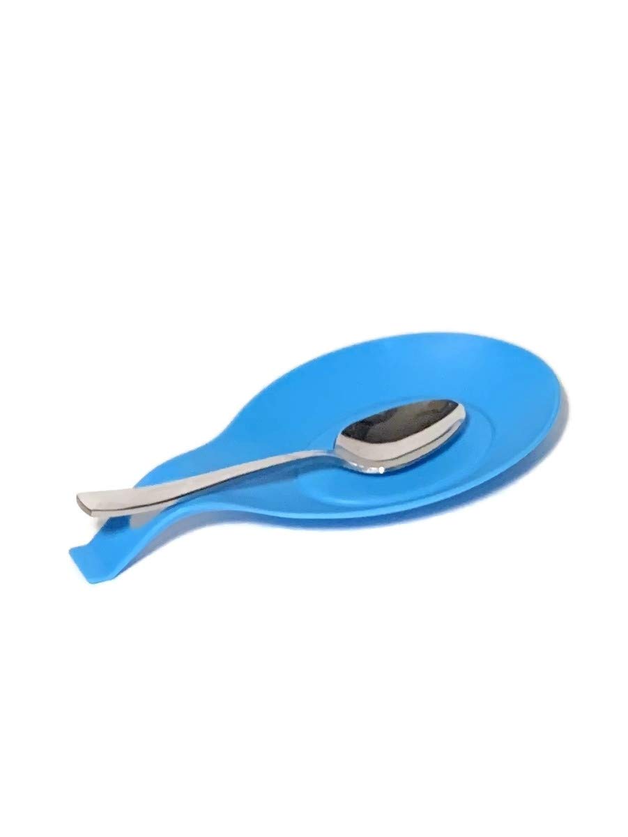 WillourGarbry Spoon Rest Utensil Holder Set of 4 Large and Small Food Grade Silicone Includes Funnel and Coaster