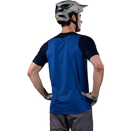 Troy Lee Designs Cycling MTB Bicycle Mountain Bike Jersey Shirt for Men, Skyline SS (Heather Slate, Small)