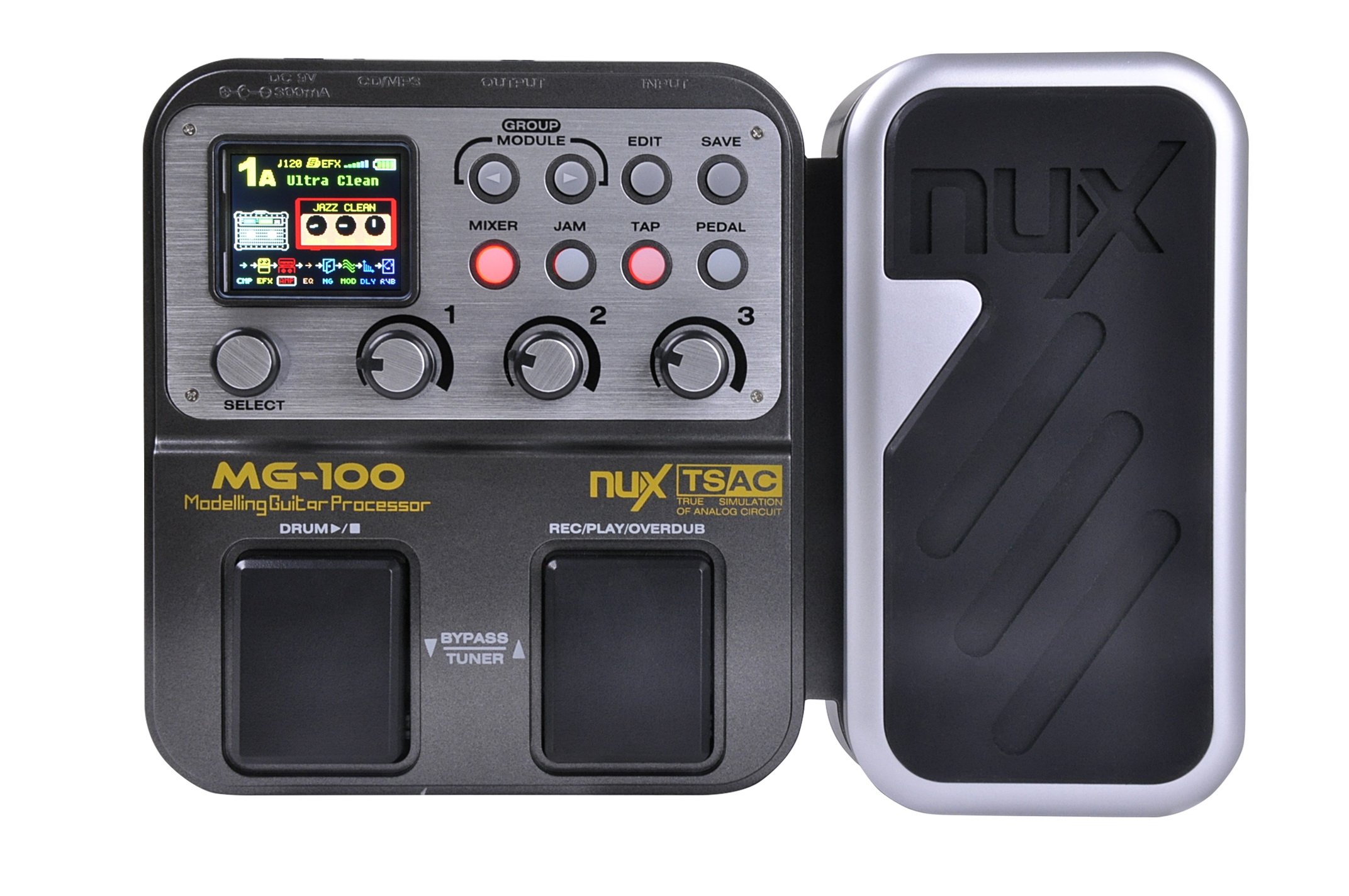 NUX Multi-Effects Pedal Processor MG-100