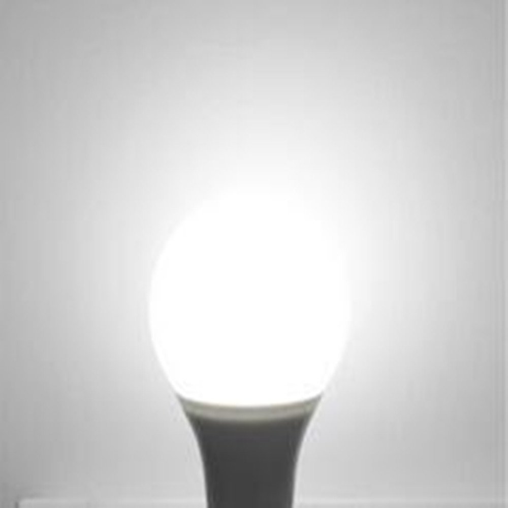 OMTO E26/E27 A19 LED Frosted Light Bulb 9W (60W Equivalent) White (6000K) 85-265V (White, 10pcs)