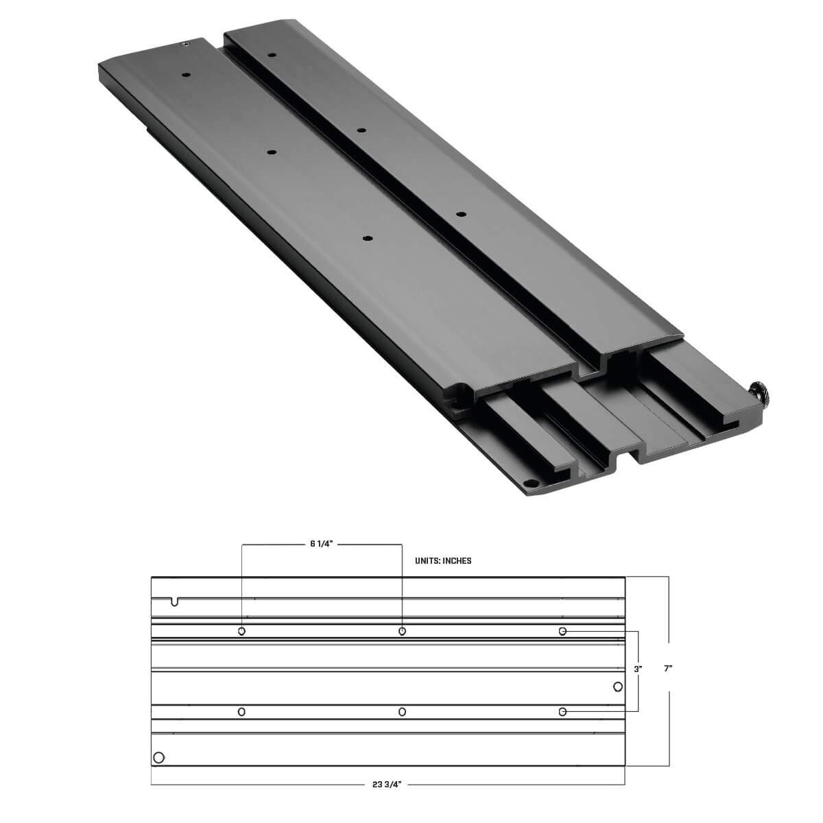 MinnKota MKA-52/62 Maxxum Aluminum Quick Release Brackets (Long)