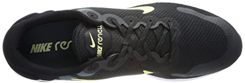 Nike Renew Ride 3 Mens Running Trainers Sneakers Shoes, Black/Lemon Chiffon, 11.5 M US