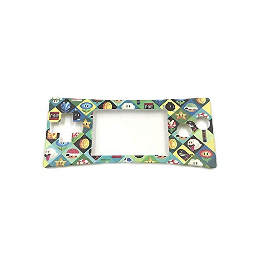 ZLiu Fire Faceplate Cover Replacement Front Shell Housing Case for Nintend Game Boy Micro for GBM