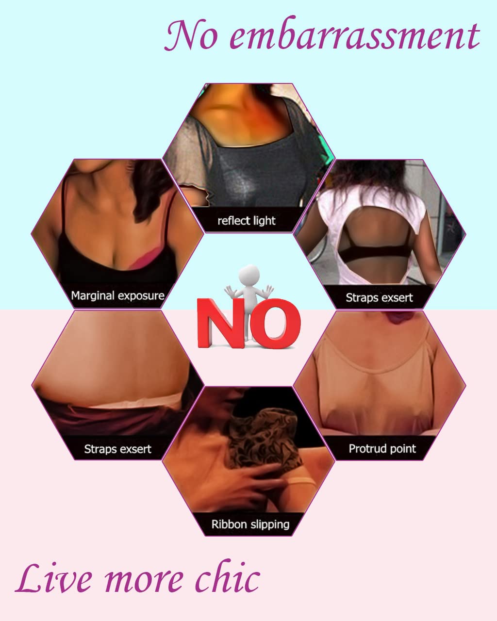 MSLO Lifting Nipple Covers Breast Petals Reusable Adhesive Invisible Bra Silicone Sticky Pasties Lift Wing for Women (2.6 inchs, Brown, 4)