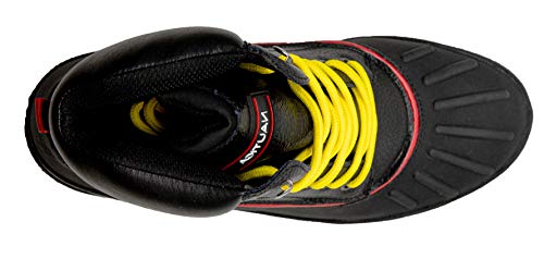 NAUTICA Mens Padden Weather-Resistant Snow, Lace-Up Insulated Duck Boot-Black-10