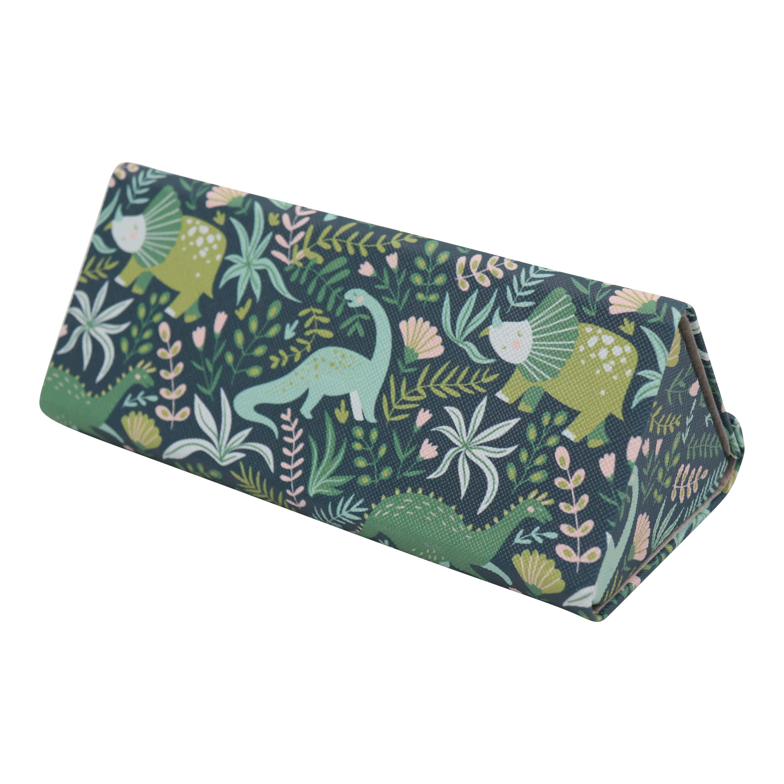 Real Sic Adorable Animal Glasses Case - Magnetic Folding Eco Leather Feel Cute Hard Shell Glasses Case For Eyeglasses - Large Reading Sunglasses Cases - Slim Sunglasses Hard Case