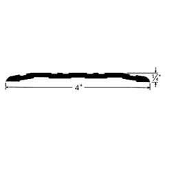 Pemko 270A 36in Mill FInish Aluminum Saddle Threshold