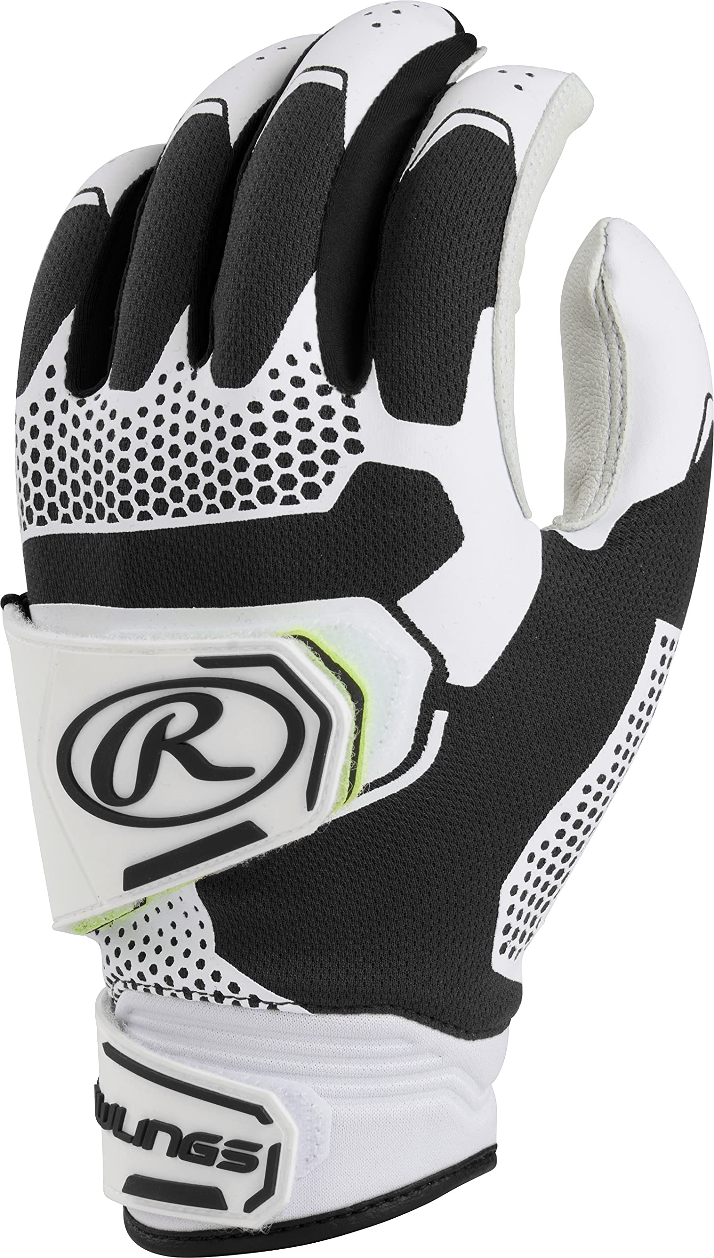 Rawlings | Workhorse PRO Fastpitch Softball Batting Gloves | Double Strap | Impax Pad | Adult X-Large | Royal