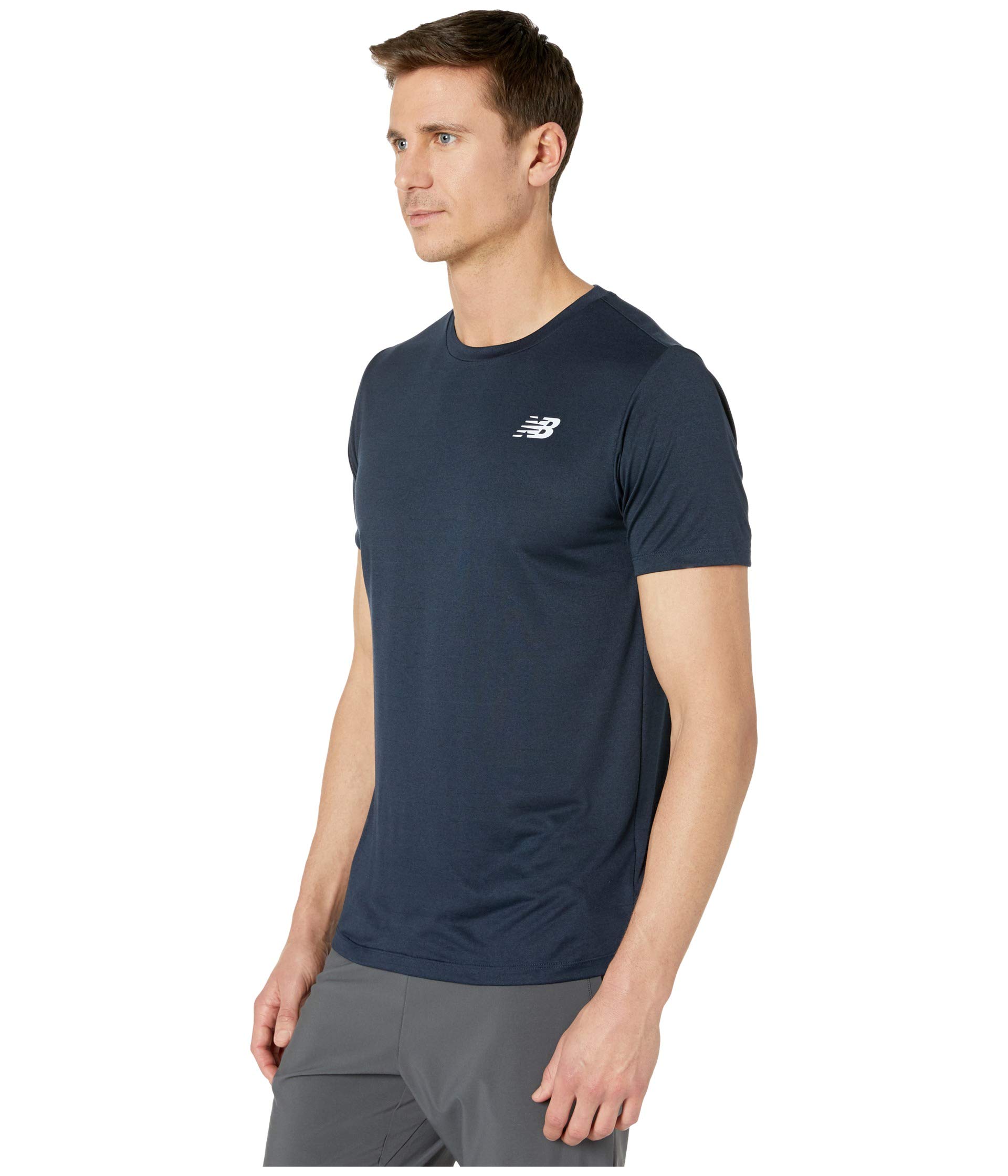 New Balance Men's Sport Tech Short Sleeve, Eclipse , Medium