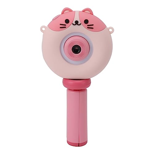 Portable Digital Camera Toy 8X Digital Zoom Cute Protective Case for Kids Selfie Camera for Birthday Gift (Pink)