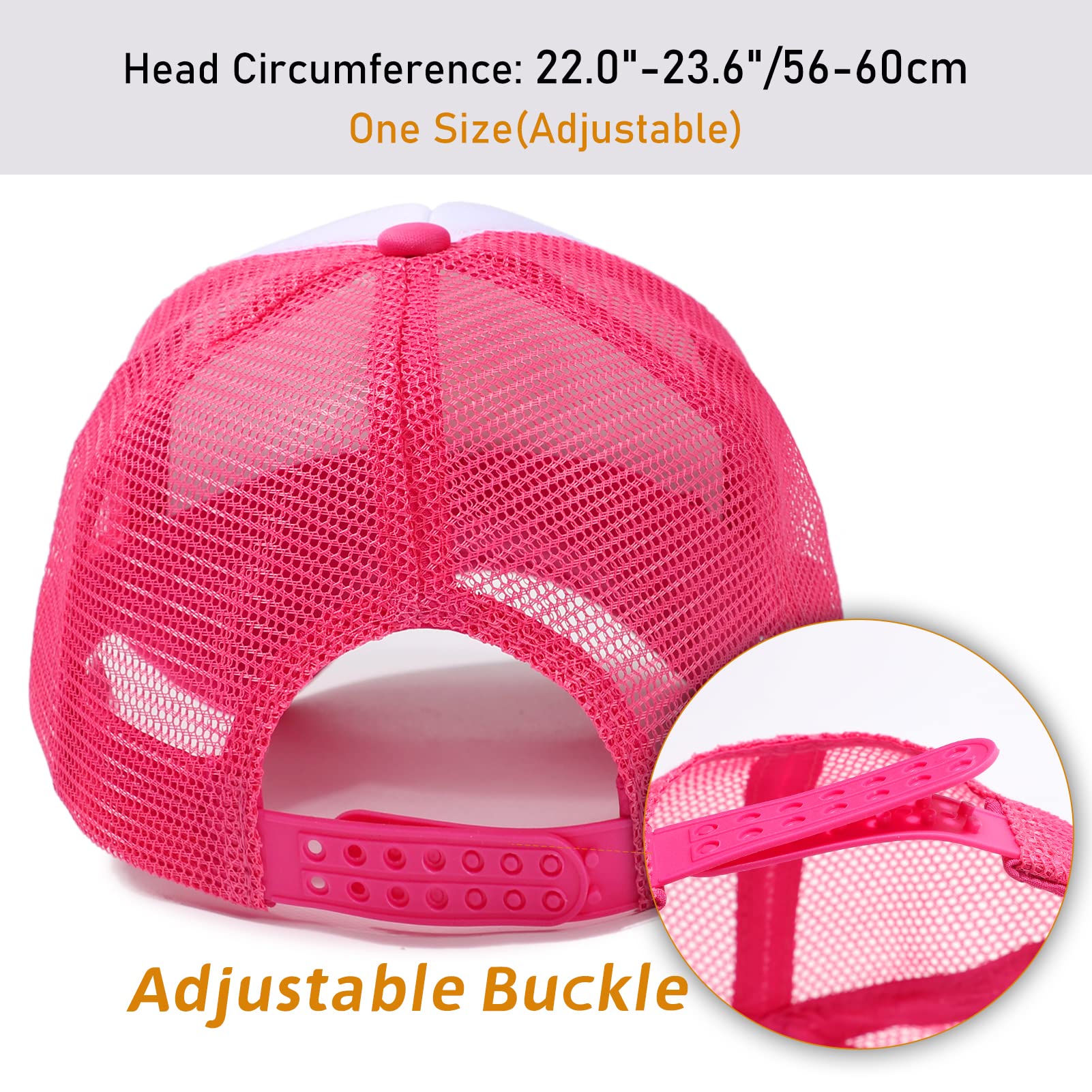 Smiley Face Trucker Hat Women Mesh Baseball Hat Adjustable Snap Backs Caps for Men
