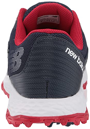 New Balance Men's Fresh Foam PaceSL Golf Shoe, Navy/Red, 9.5 Wide
