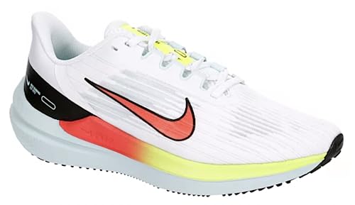 Nike Women's Air Winflo 9 Running Shoes White/Bright Crimson-black