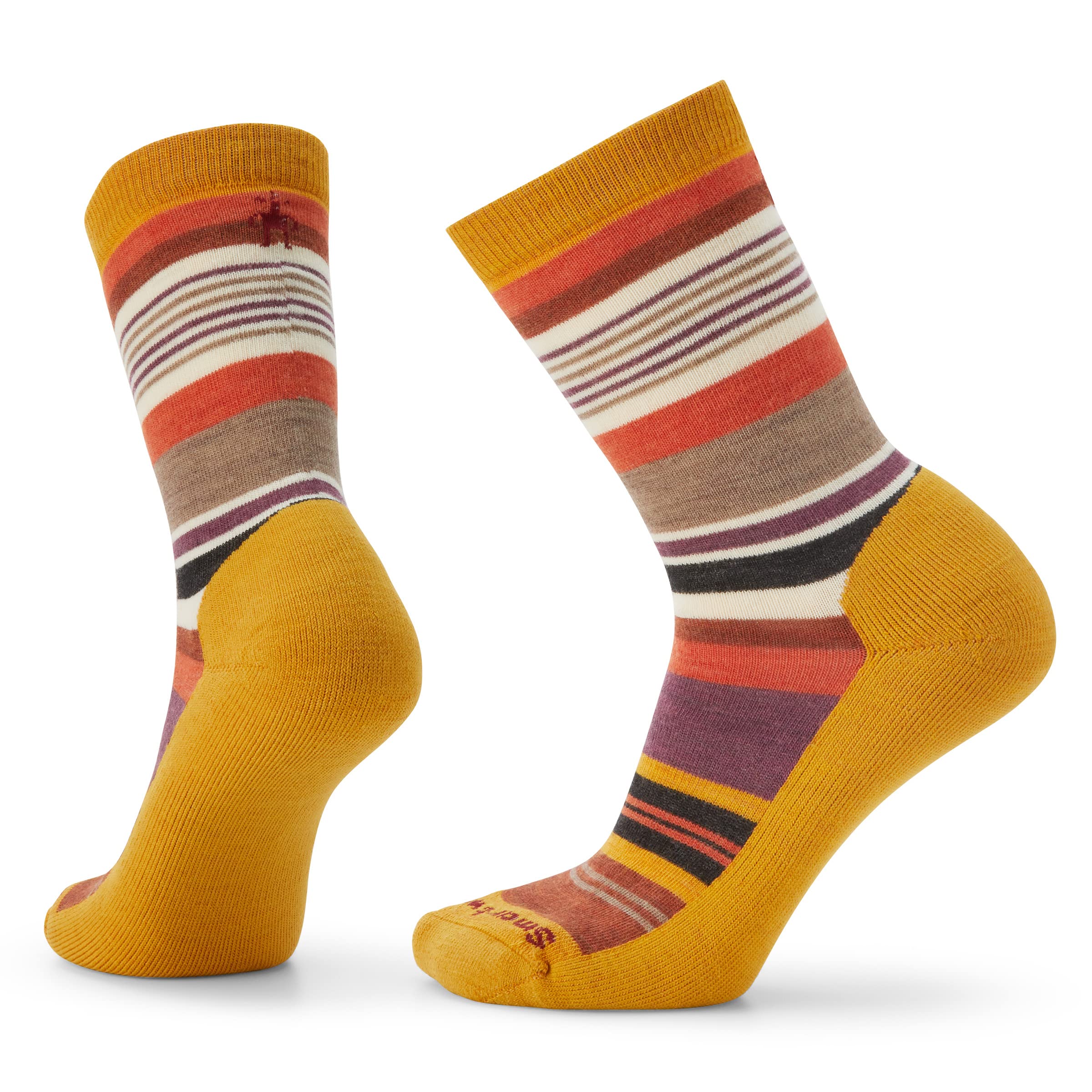 Smartwool Everyday Joviansphere Light Cushion Merino Wool Crew Socks For Men and Women, Honey Gold, Large