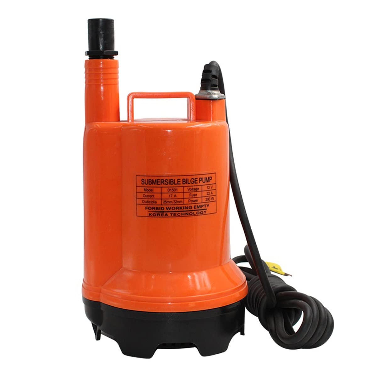 XuuSHA Hand Bilge Pump Bilge Pump 12v24v DC Submersible Pump Bilge Pump Automatic (Color : 12V 1501)