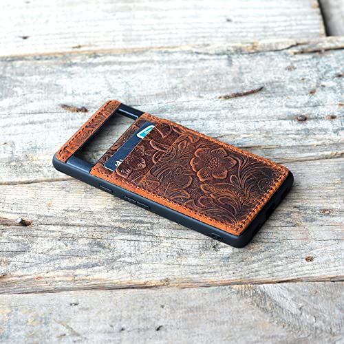 Personalized JJNUSA Compatible with Google Pixel 8 pro 7a 6a / Pixel 7 pro/pixel 7 Leather Wallet Back Cover Case wich slot