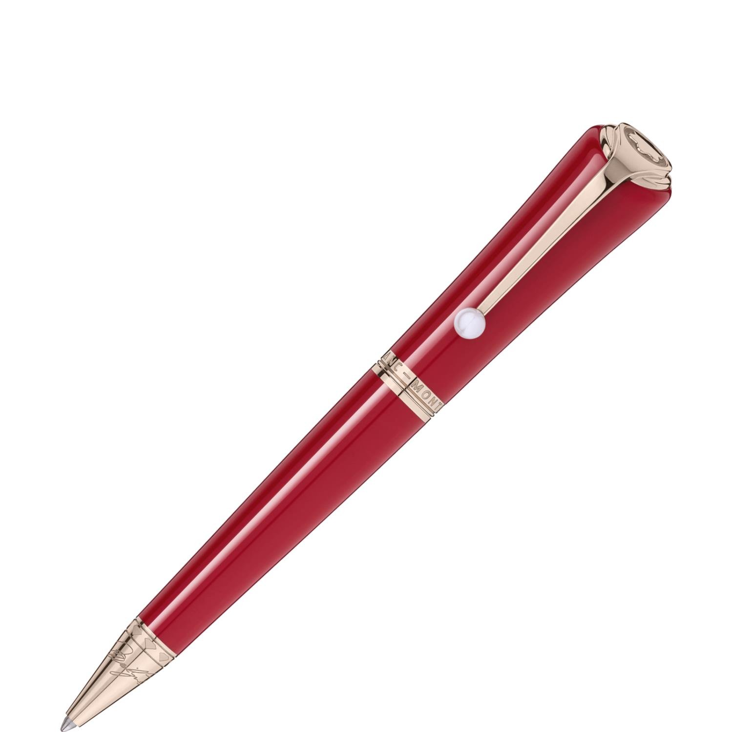 Montblanc Muses Marylin Monroe Special Edition Resin Red Ballpoint Pen 116068