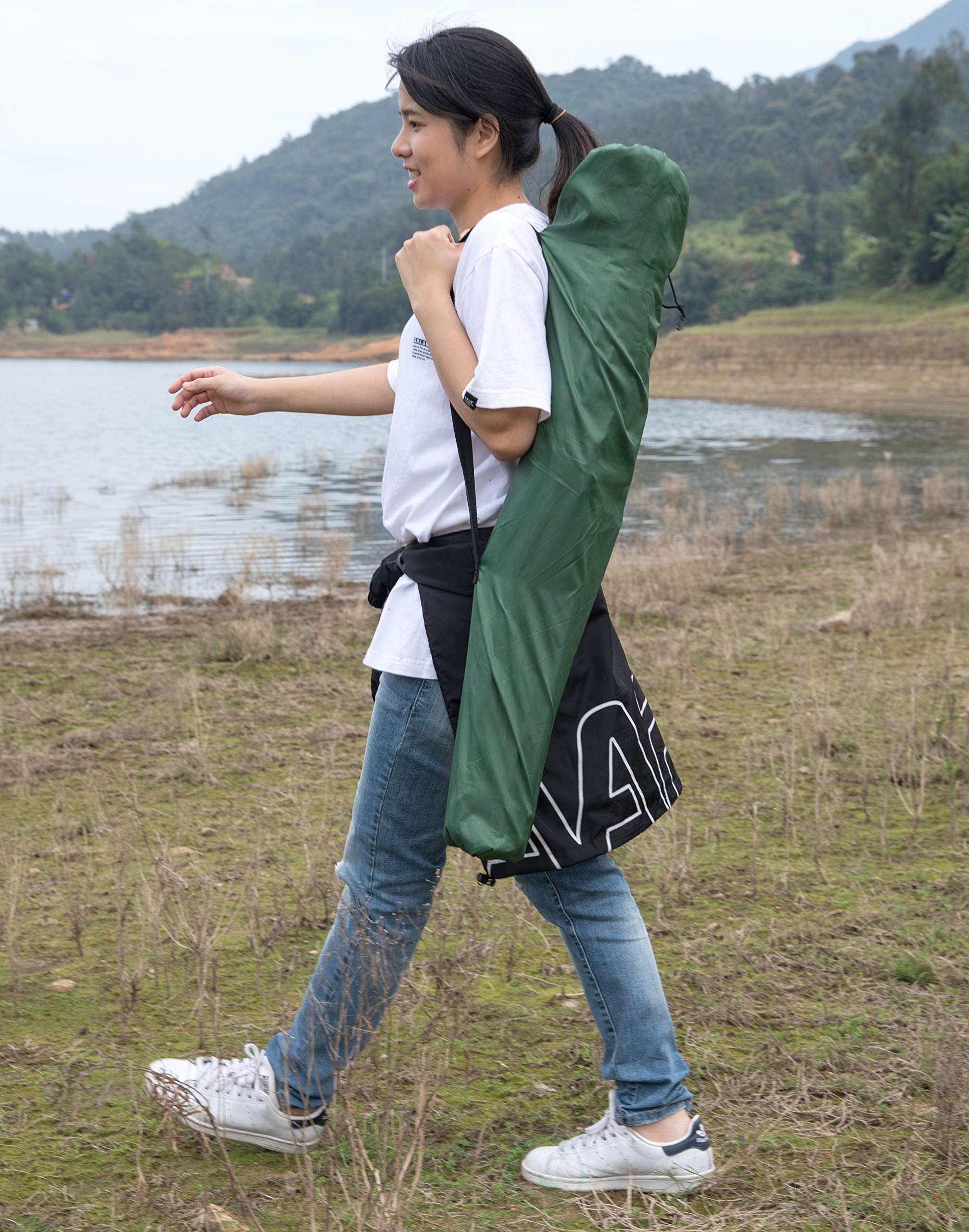 PLAYBERG Folding Camping Outdoor Cooler Bag (Green)
