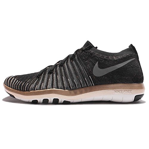 NIKE Women's Wm Free Transform Flyknit, Black/Cool Grey, 5 US