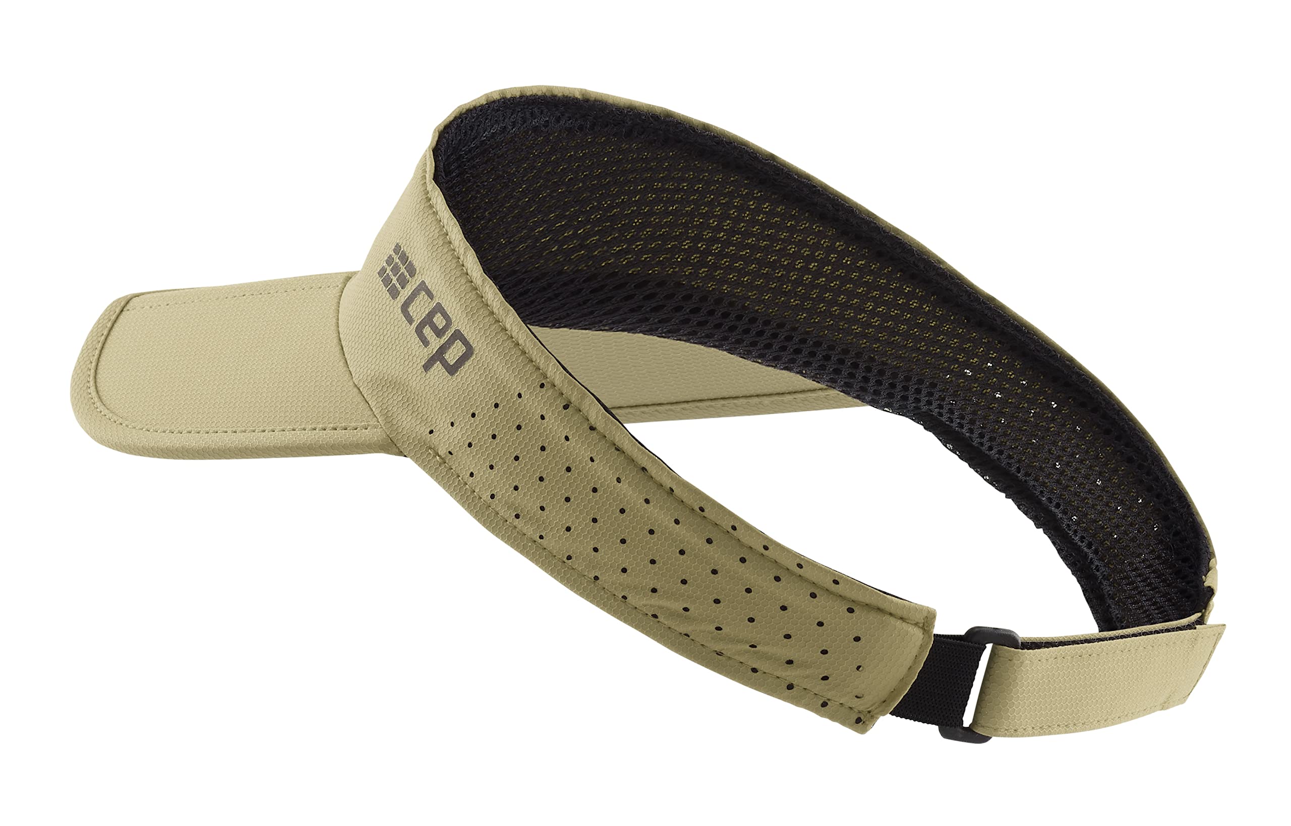 The Run Visor, Olive, Unisex, OS