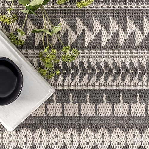 nuLOOM Teofila Indoor/Outdoor Accent Rug, 3x5, Grey